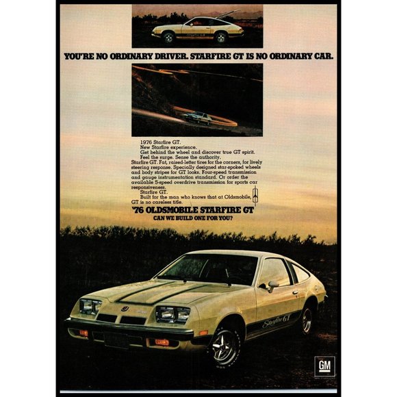 Oldsmobile | Art | 976 Oldsmobile Starfire Gt Hatchback Vintage Print ...